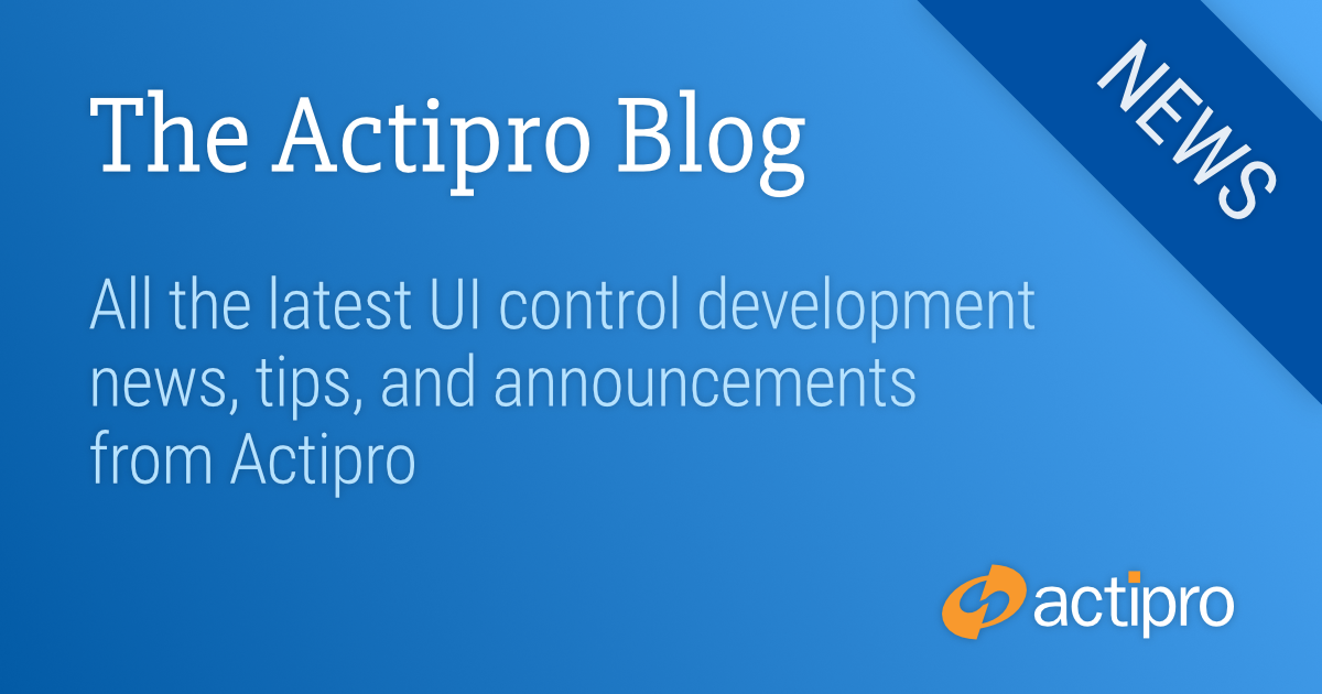The Actipro Blog - WPF, Avalonia UI, and WinForms Development