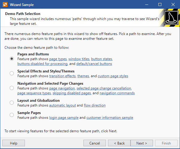 Actipro Wizard - Easy WPF wizard dialog creation
